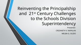 Group-6-Report-Reinventing-the-Principalship-and-21st-Century ...
