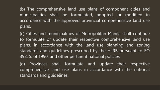 Laws About Urban Planning - GROUP 6 BSARCH 5-1 | PPTX | Government ...