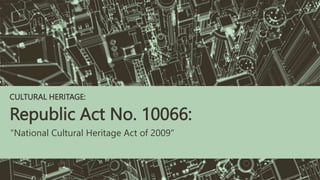 Laws About Urban Planning - GROUP 6 BSARCH 5-1 | PPTX