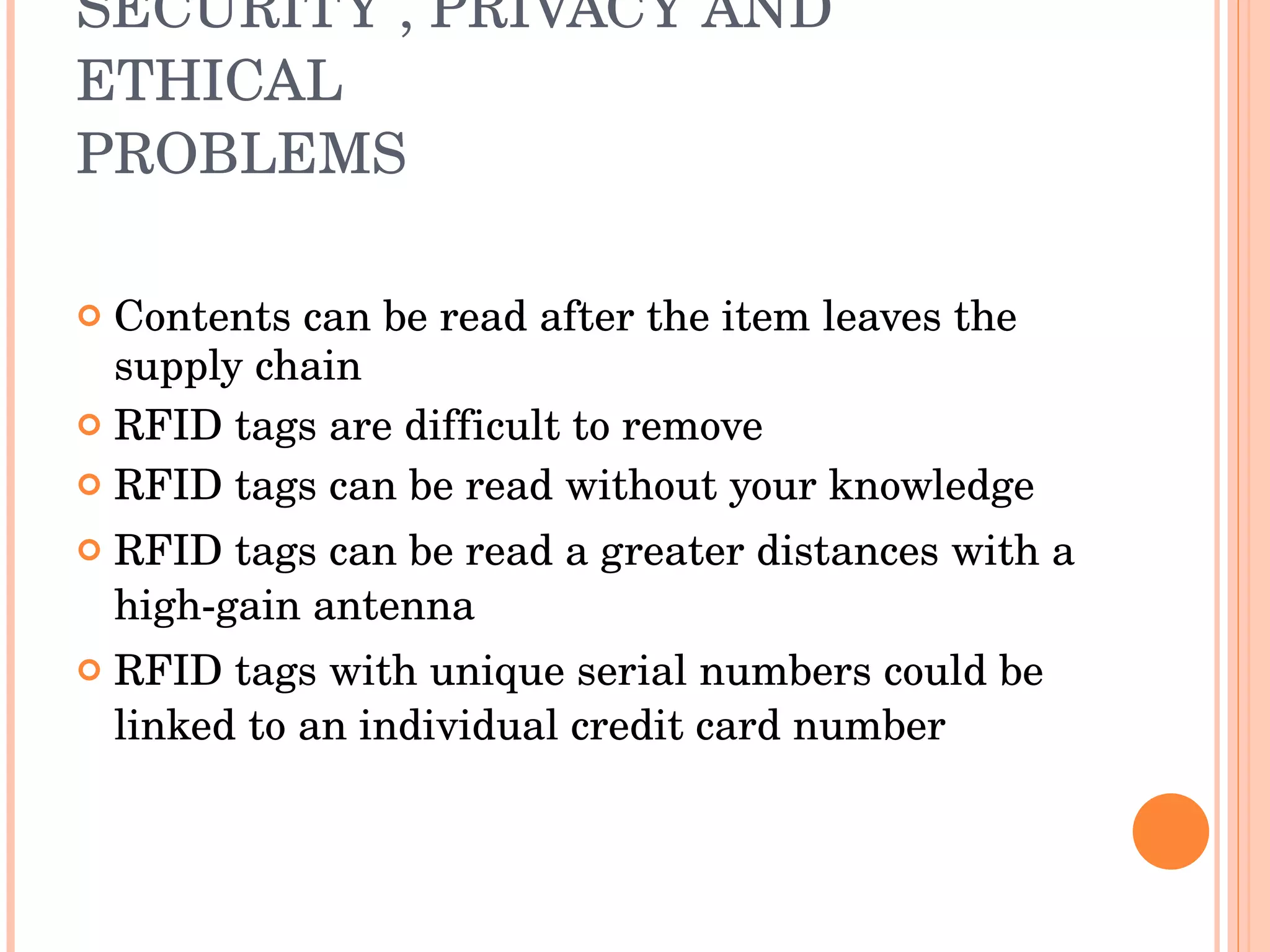 RFID and its applications | PPT