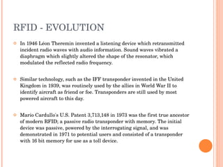 RFID and its applications | PPT