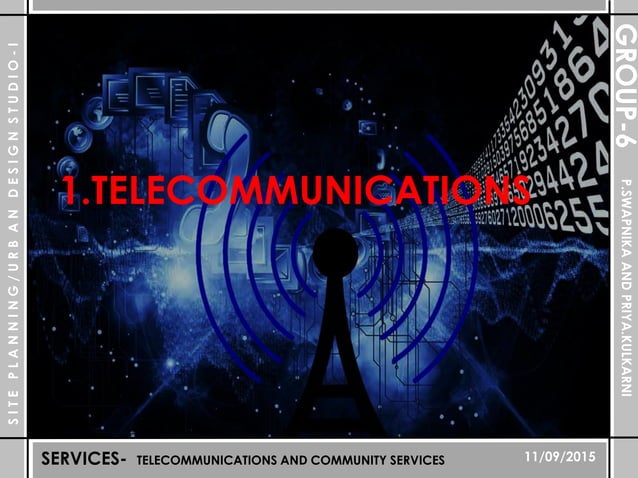 tele communications and community services | PPT
