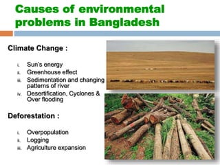 Environmental Problem in Bangladesh | PPTX
