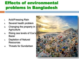 Environmental Problem in Bangladesh | PPTX