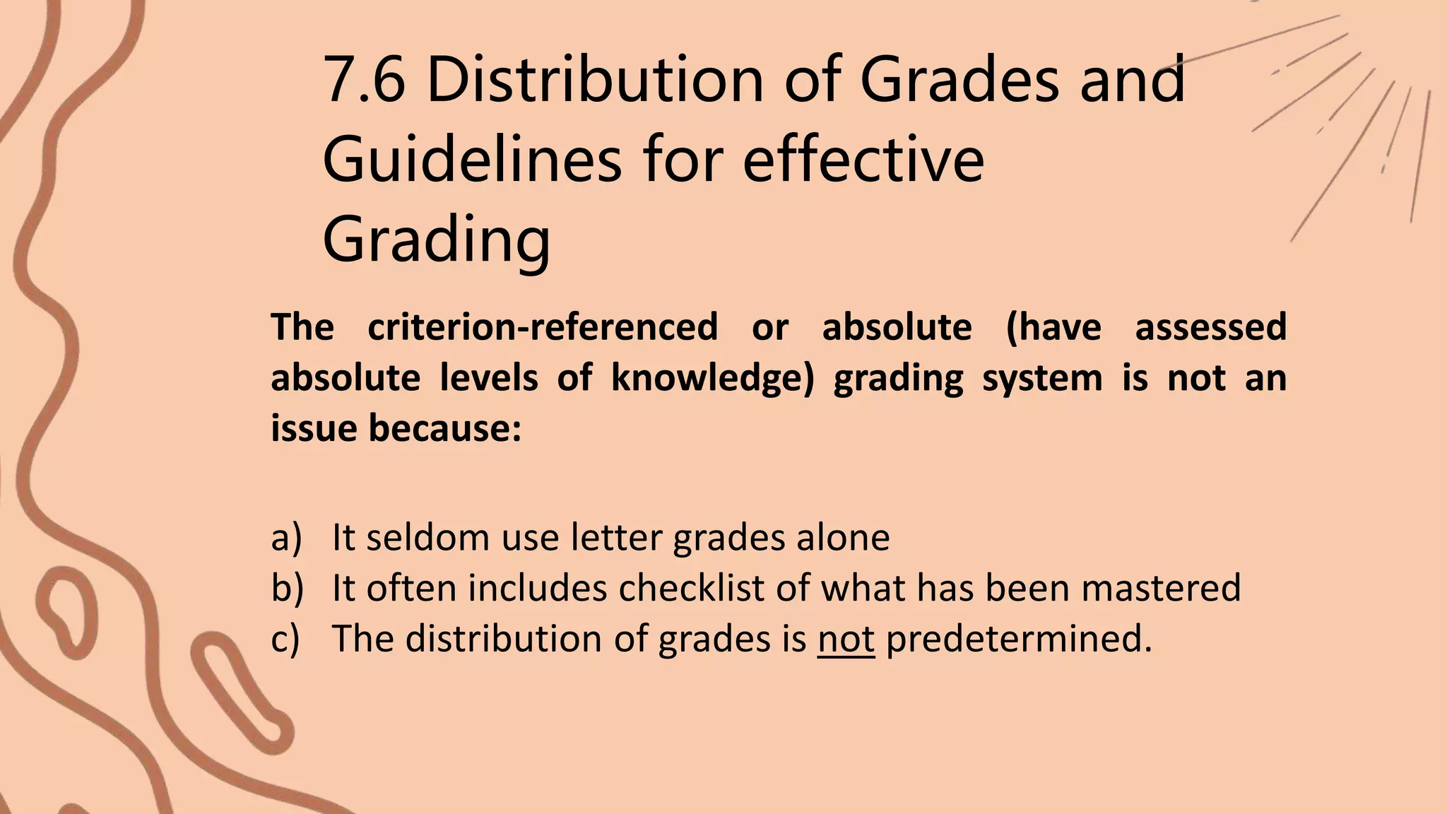 Chapter 7 - Grading and Reporting | PPTX