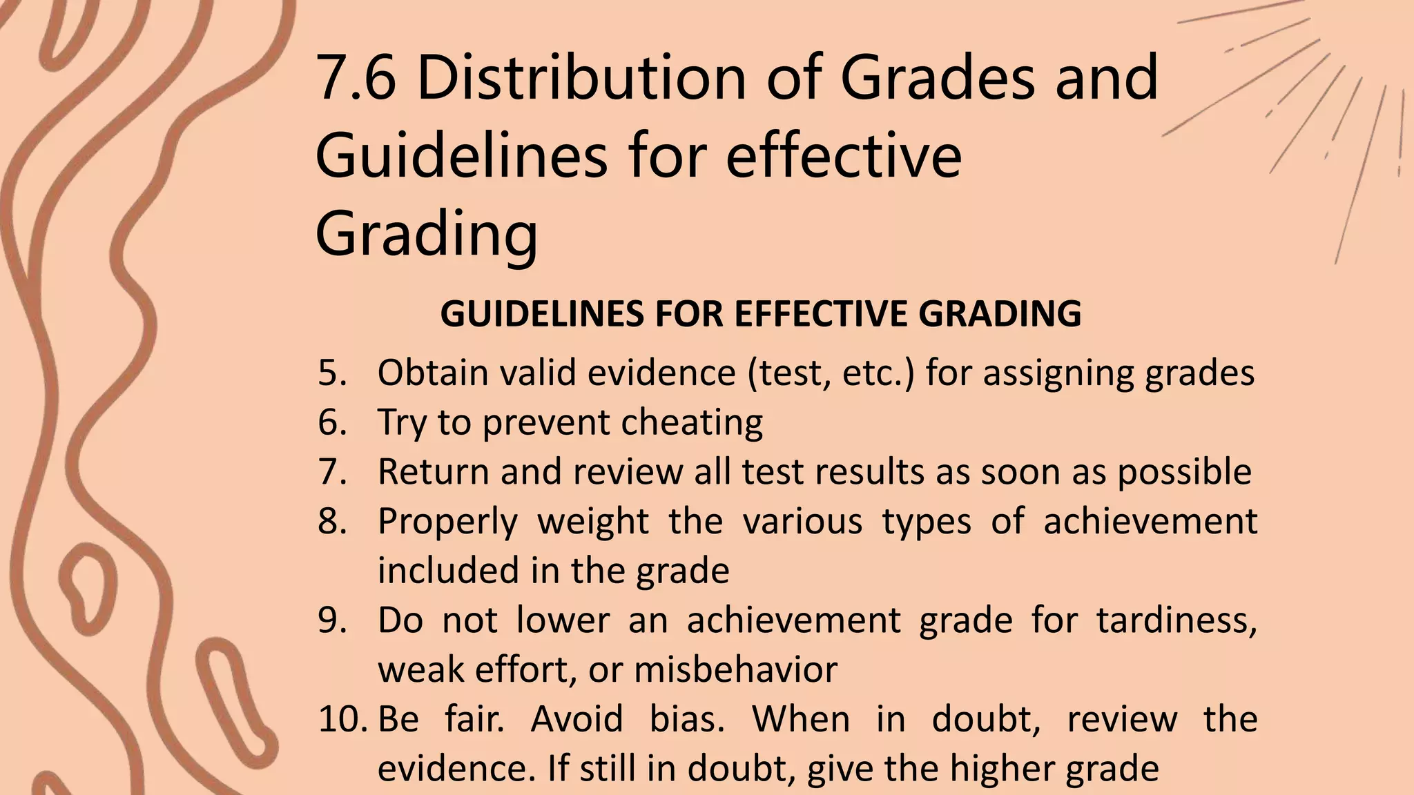 Chapter 7 - Grading and Reporting | PPTX