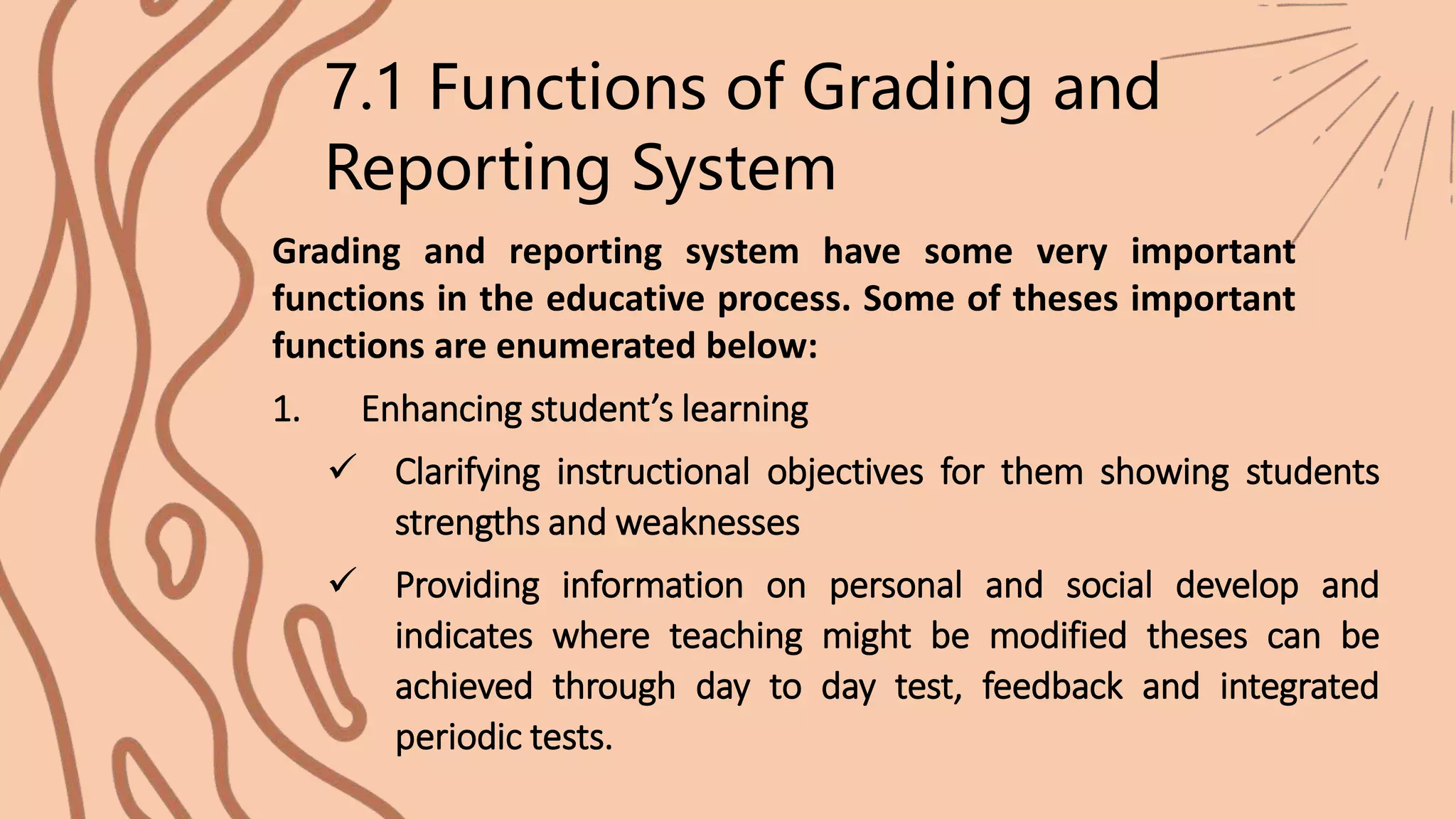 Chapter 7 - Grading and Reporting | PPTX