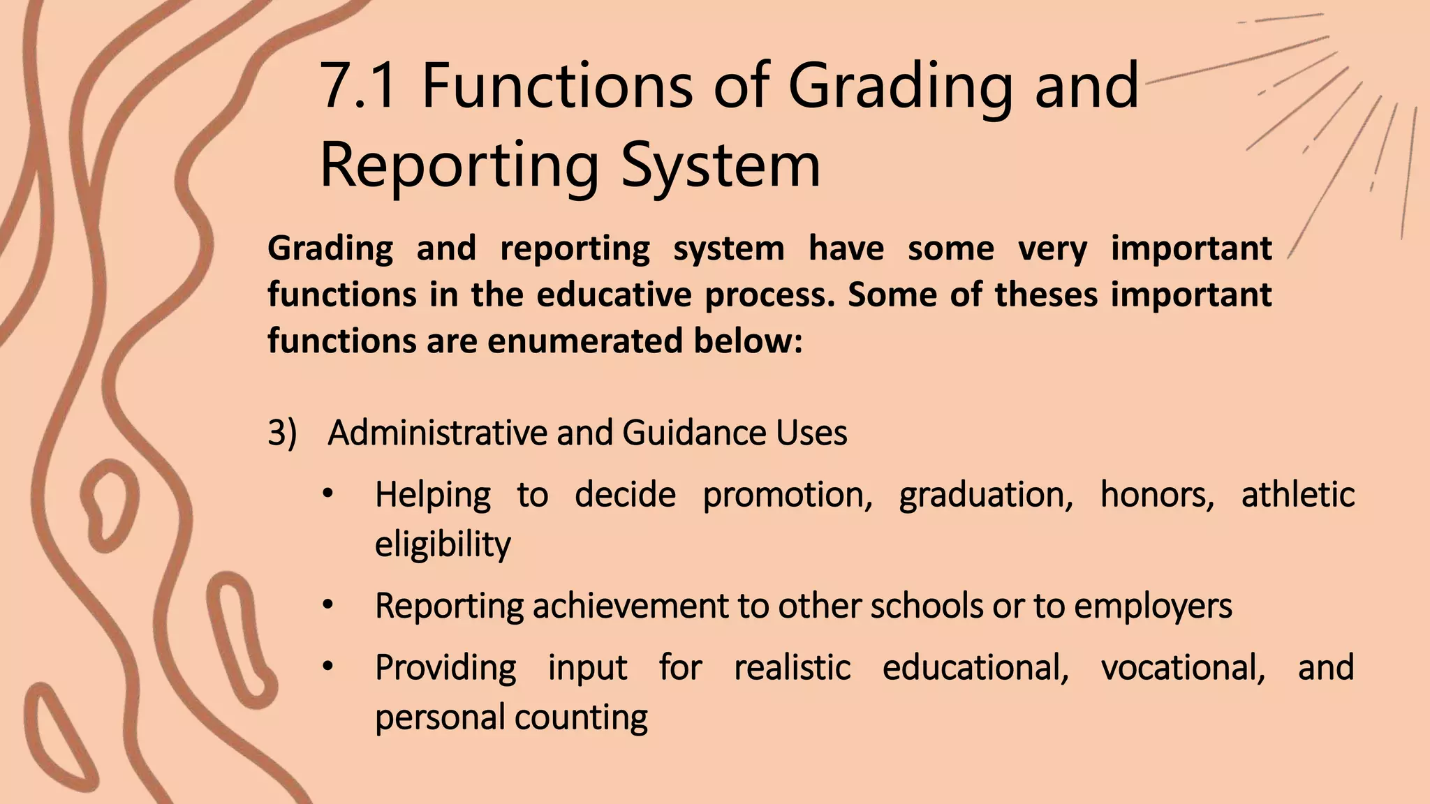 Chapter 7 - Grading and Reporting | PPTX