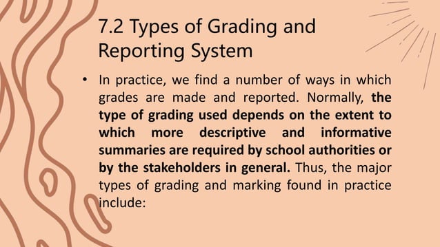 Chapter 7 - Grading and Reporting | PPTX