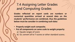 Chapter 7 - Grading and Reporting | PPTX