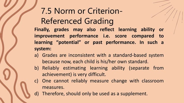 Chapter 7 - Grading and Reporting | PPTX
