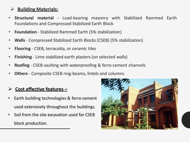 ALTERNATE BUILDING MATERIALS & TECHNOLOGICAL ALTERNATIVES IN ...
