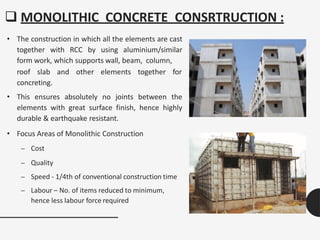 ALTERNATE BUILDING MATERIALS & TECHNOLOGICAL ALTERNATIVES IN ...