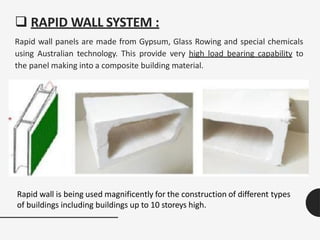 ALTERNATE BUILDING MATERIALS & TECHNOLOGICAL ALTERNATIVES IN ...