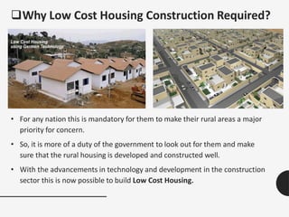 ALTERNATE BUILDING MATERIALS & TECHNOLOGICAL ALTERNATIVES IN ...