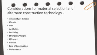 Alternate Building Materials,Alternative Construction Technology and ...