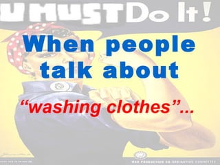 Group 7 Panasonic Washing Machine Ad: Gender Role Stereotypes | PPT