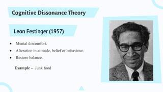 cognitive dissonance theory | PPTX