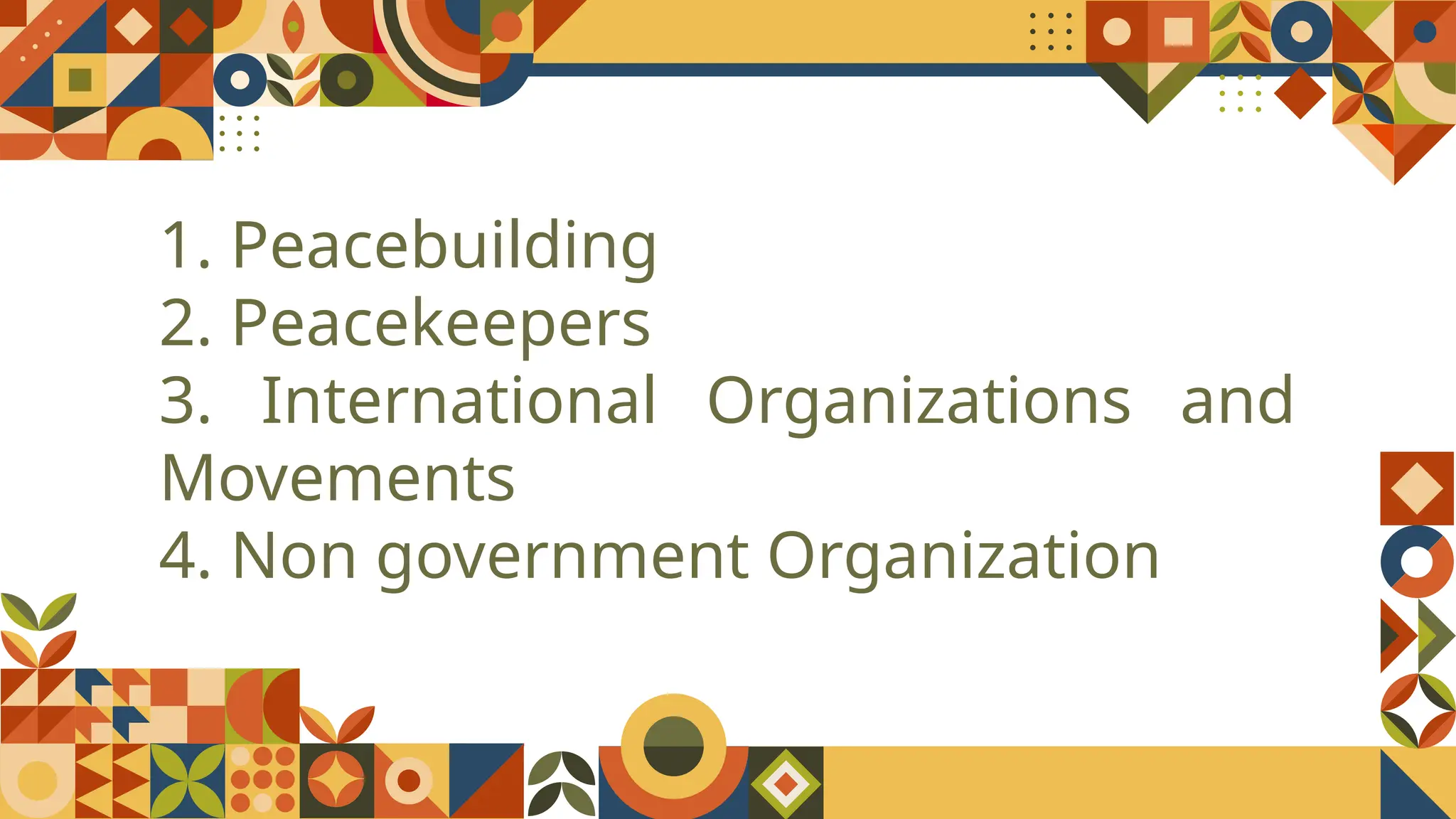 Group-8- challenging the war system.pptx | Death, Injury, or Military ...