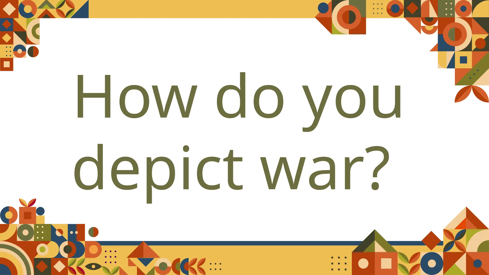 Group-8- challenging the war system.pptx | Death, Injury, or Military ...