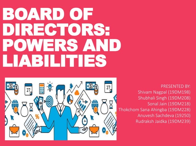 Power of Directors and its Liabilities | PPTX | Business Accounting ...