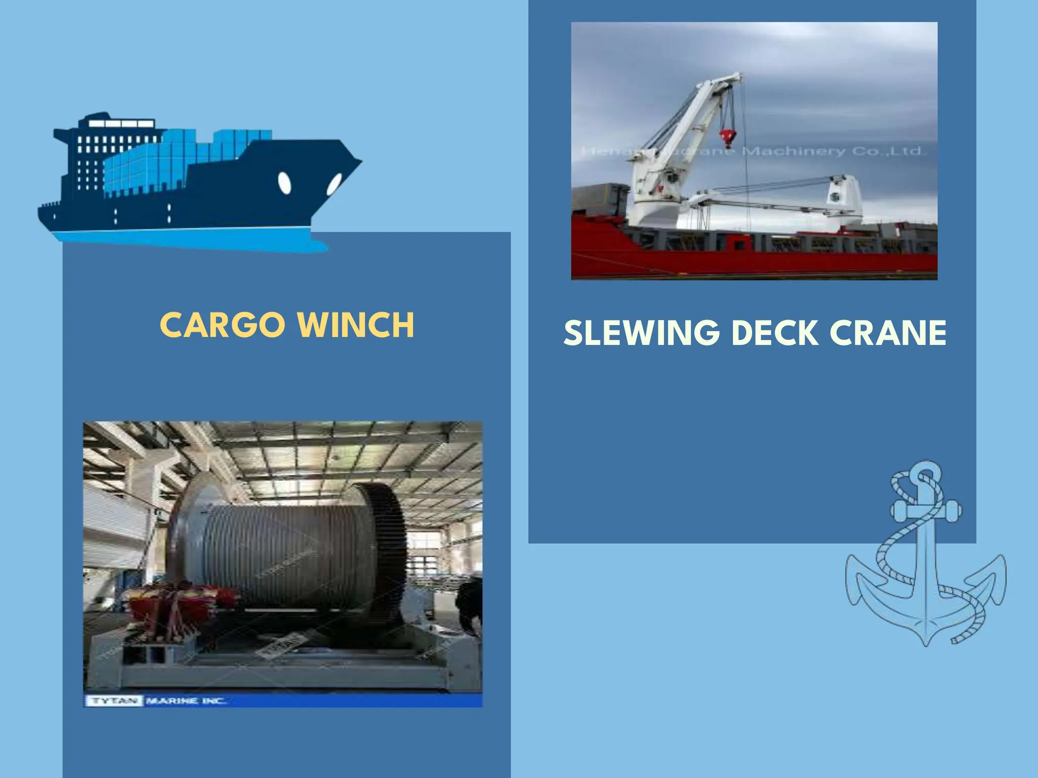 Deck Machineries College of Maritime Education | PPTX