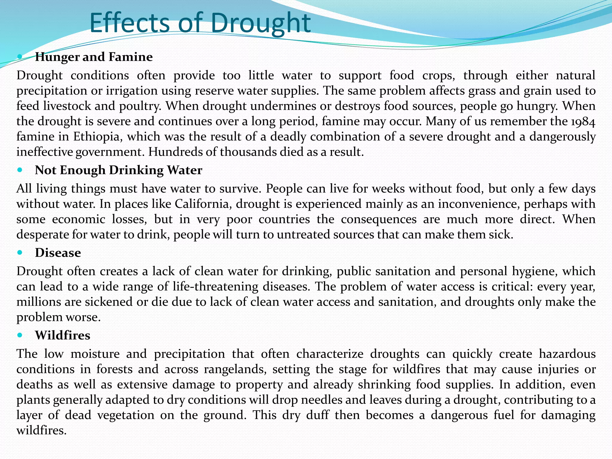 DROUGHT AND LANDSLIDE | PPTX