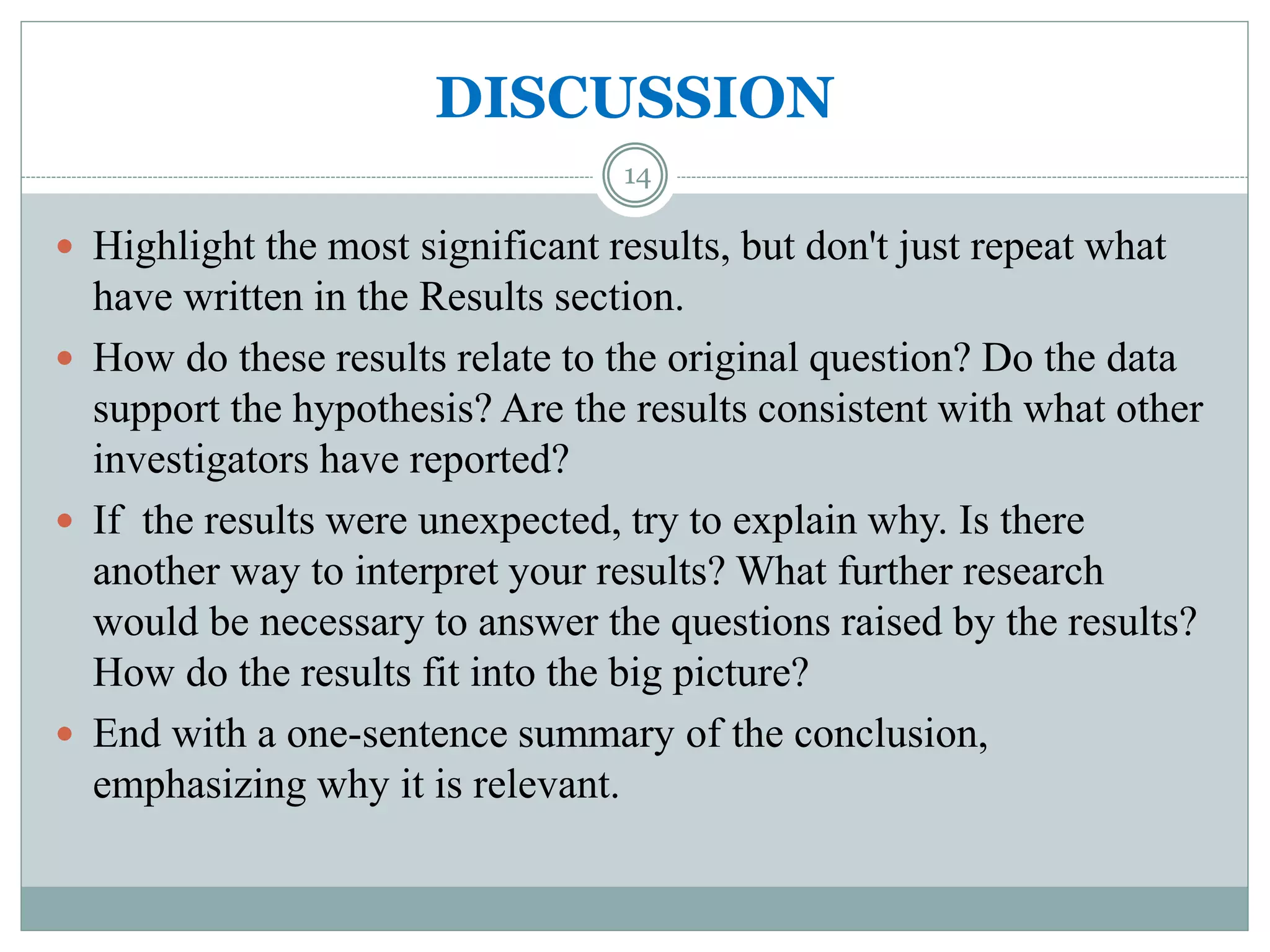 WRITING SCIENTIFIC RESEARCH ARTICLE | PPTX