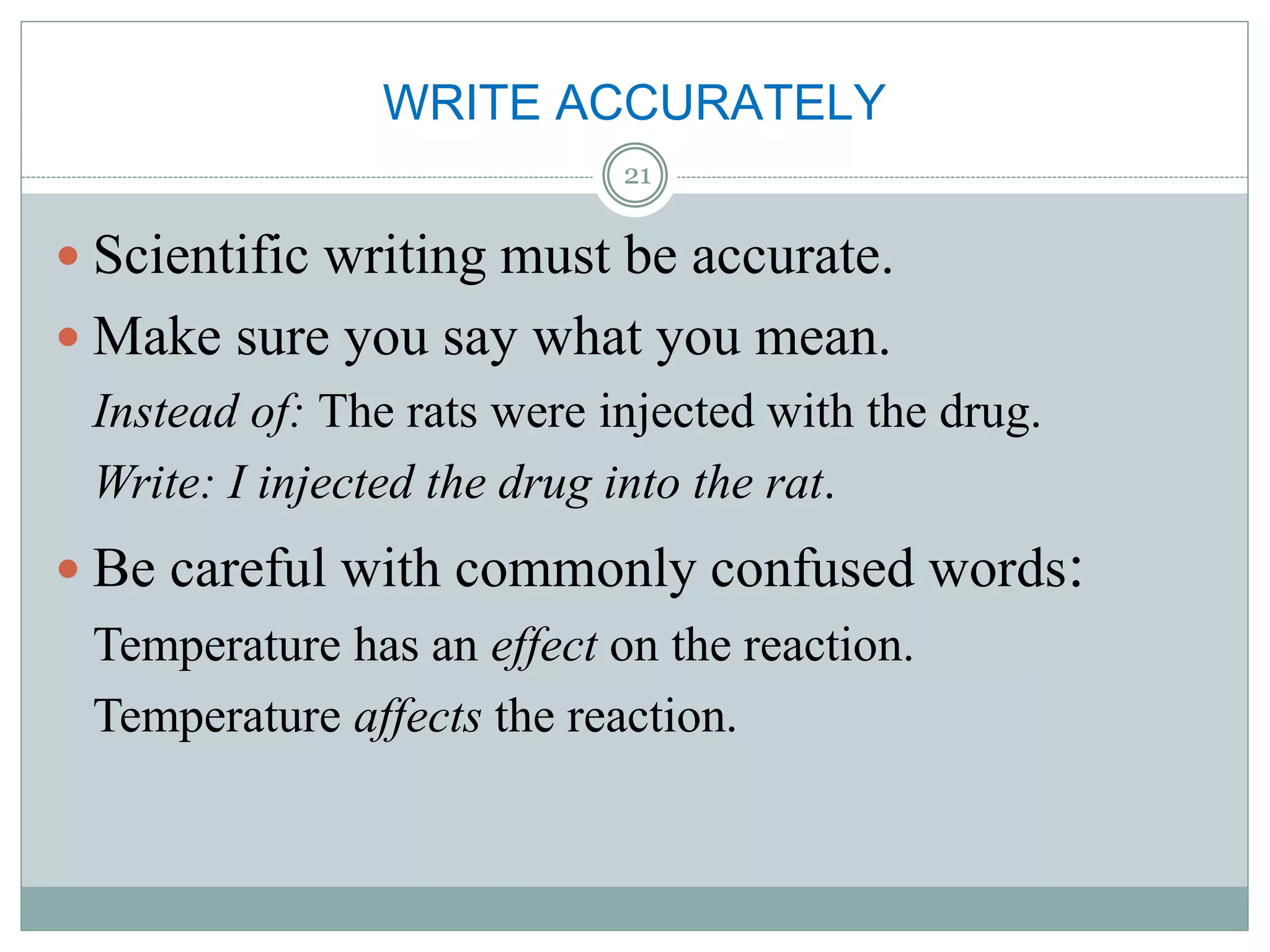 WRITING SCIENTIFIC RESEARCH ARTICLE | PPTX