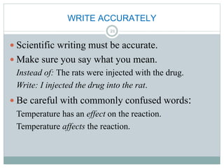 WRITING SCIENTIFIC RESEARCH ARTICLE | PPTX