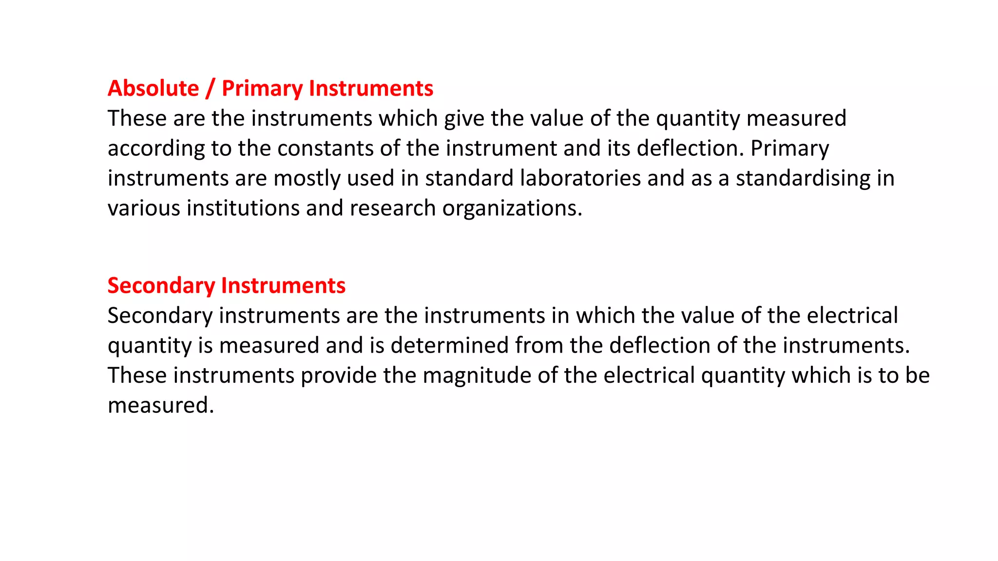 Measurement Instruments Static And Dynamic Characteristics Calibration Systematic Errors Random