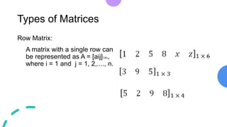 Linear Algebra Presentation including basic of linear Algebra | PPTX