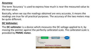DC Voltmeter and Ammeter | PPTX