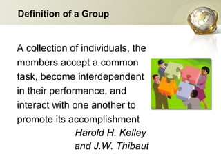FOUNDATION OF GROUP BEHAVIOR AND UNDERSTANDING WORK TEAM | PPT