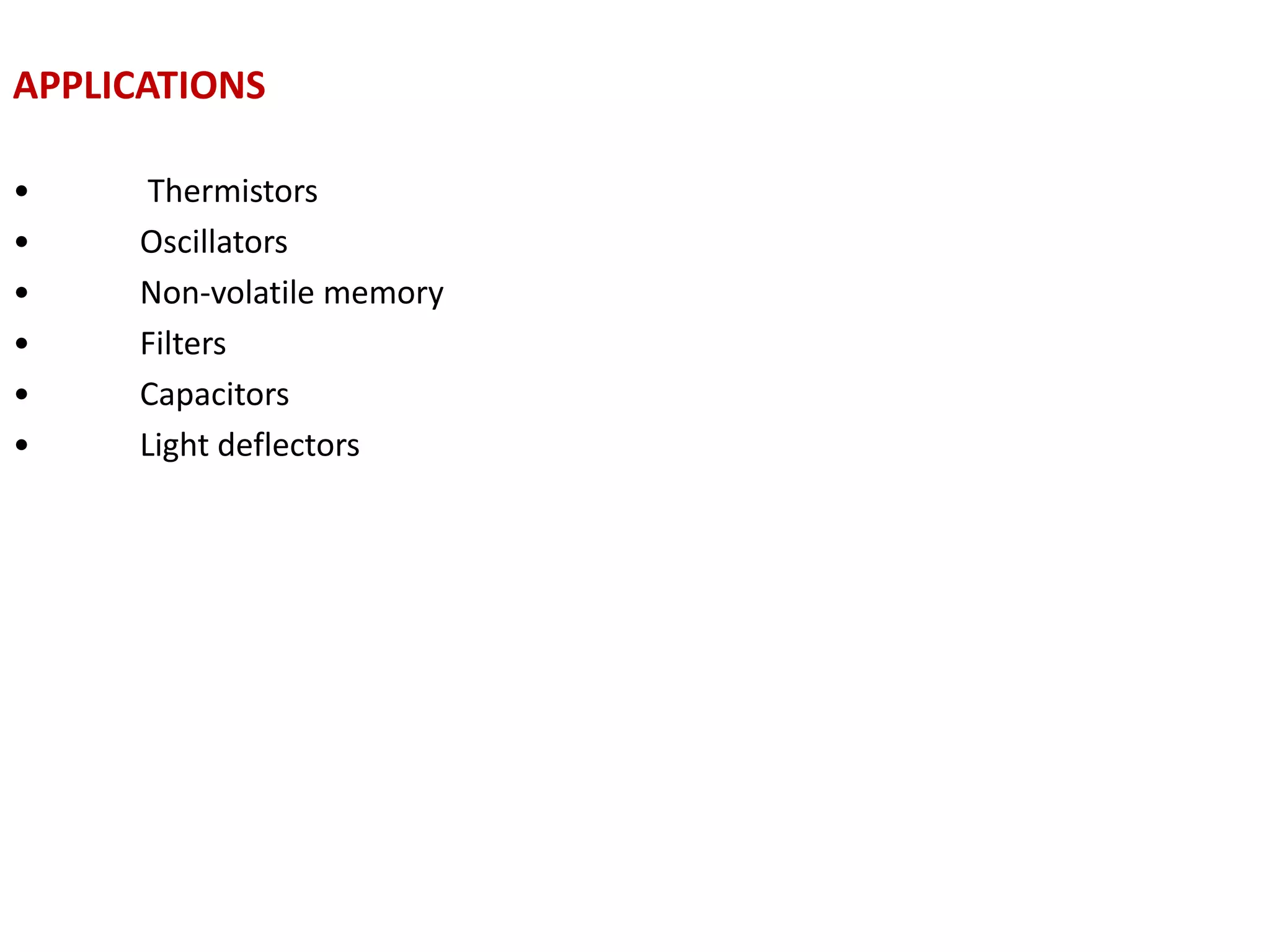 Ferro Electricity,Pyroelectricity,Electrical conductivity | PPTX
