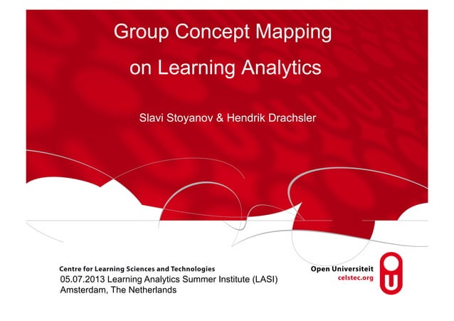 Group Concept Mapping on Learning Analytics | PDF
