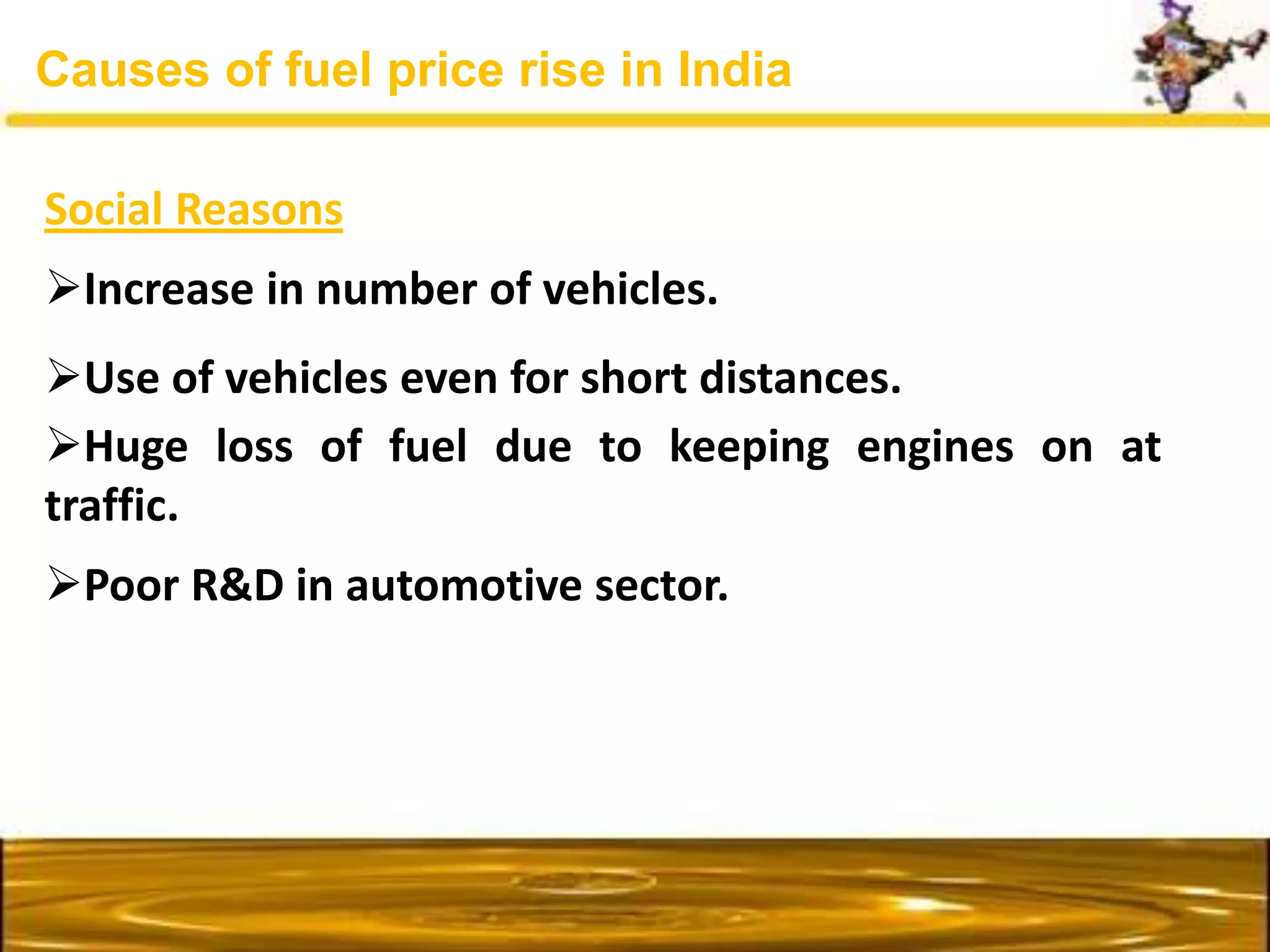 Fuel Price Hike In India | PPT