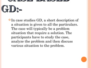 Group discussion | PPT