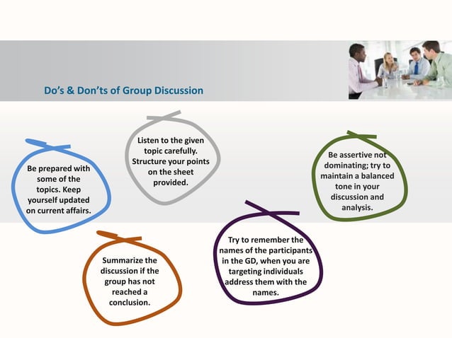 Group discussion-strategies | PPTX | Educational Assessment | Education