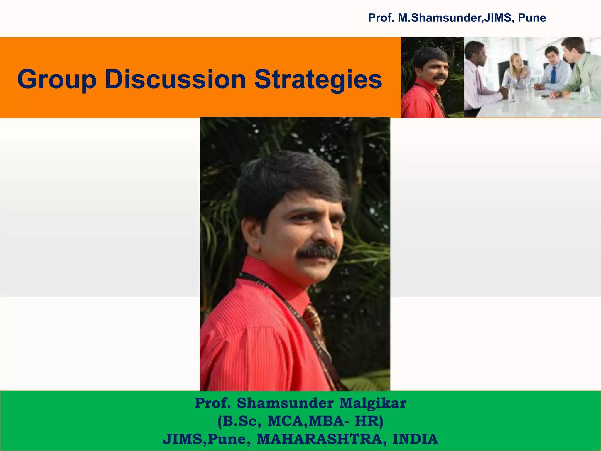 Group Discussion-Strategies for MBA Students | PPTX
