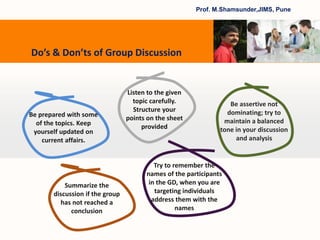 Group Discussion-Strategies for MBA Students | PPTX