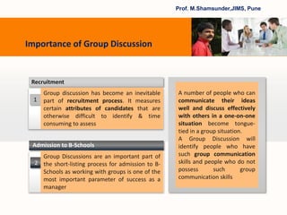 Group Discussion-Strategies for MBA Students | PPTX