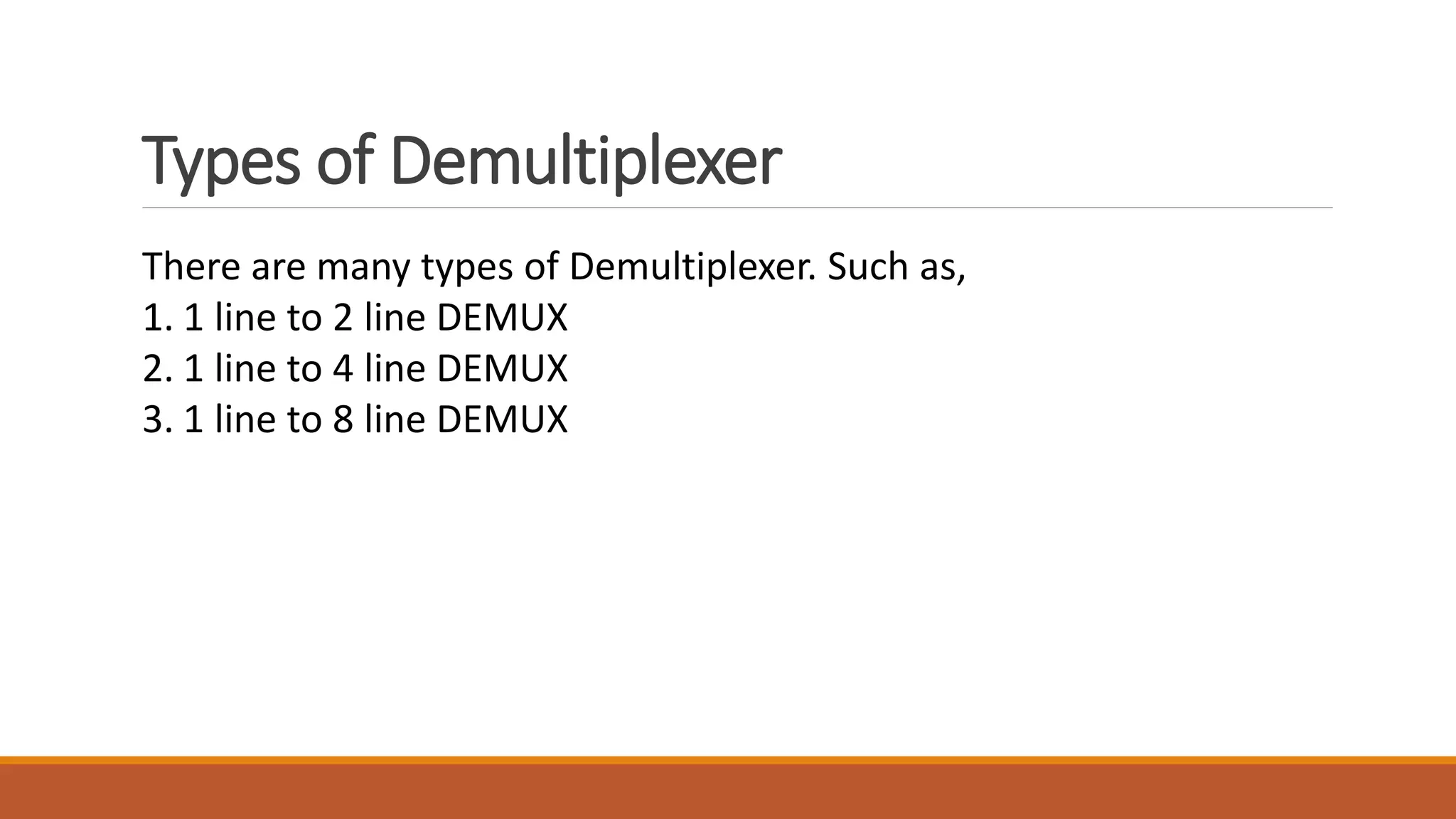 Multiplexer & Demultiplexer | PDF