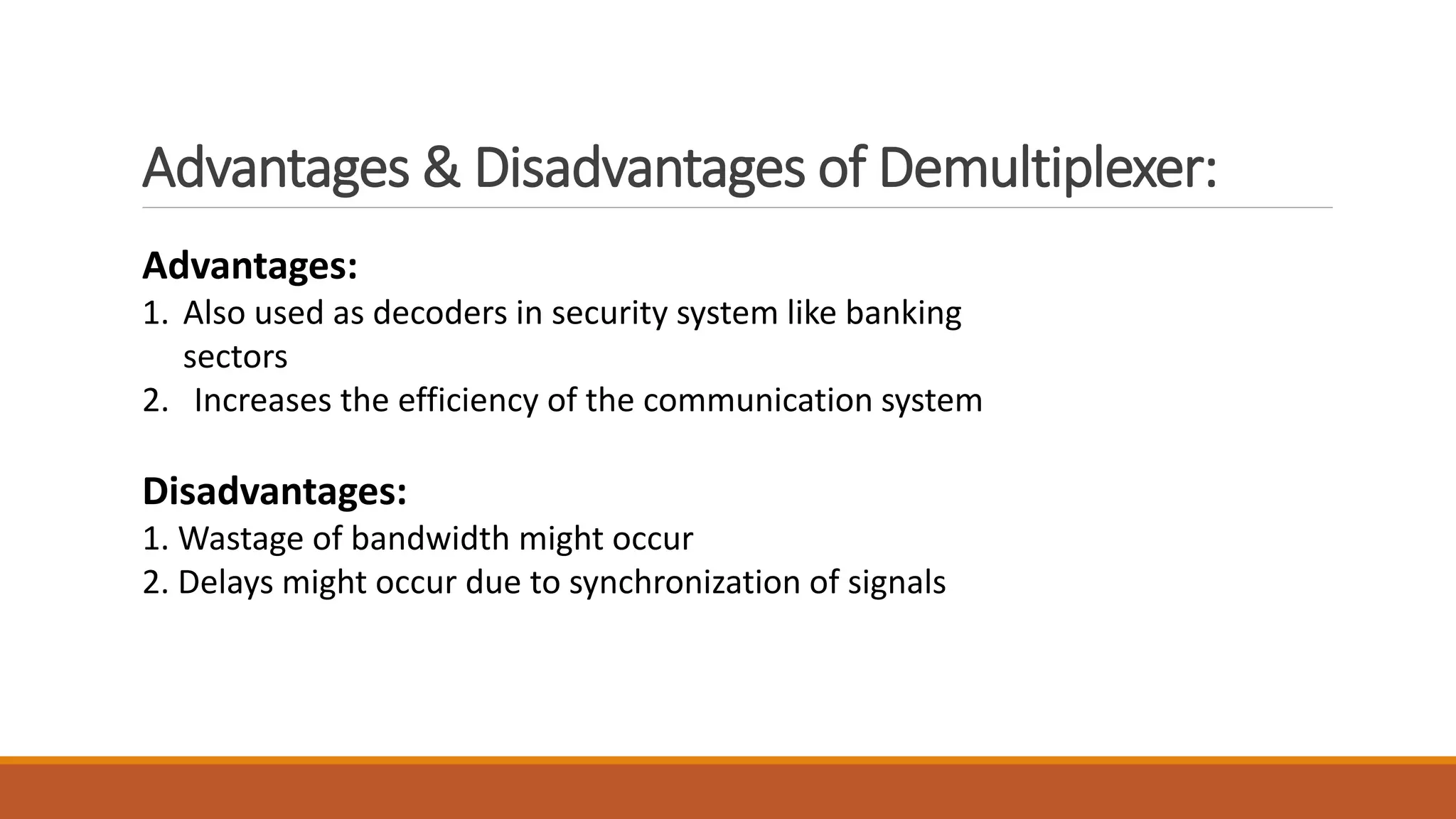 Multiplexer & Demultiplexer | PDF