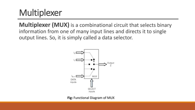 Multiplexer & Demultiplexer | PDF | Technology & Computing