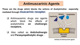 Antimuscarinic Agents | PPT