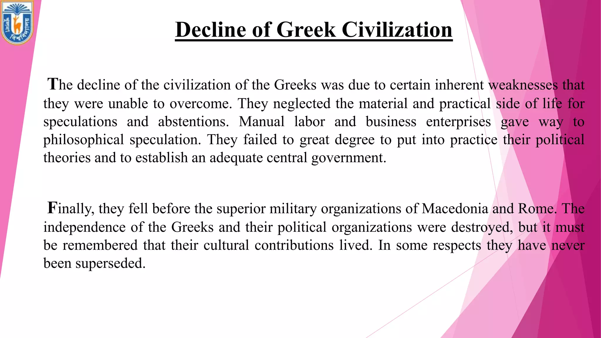 Greek Civilization.pptx | Free Download