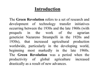 Green Revolution: Changes in economy and culture.pptx