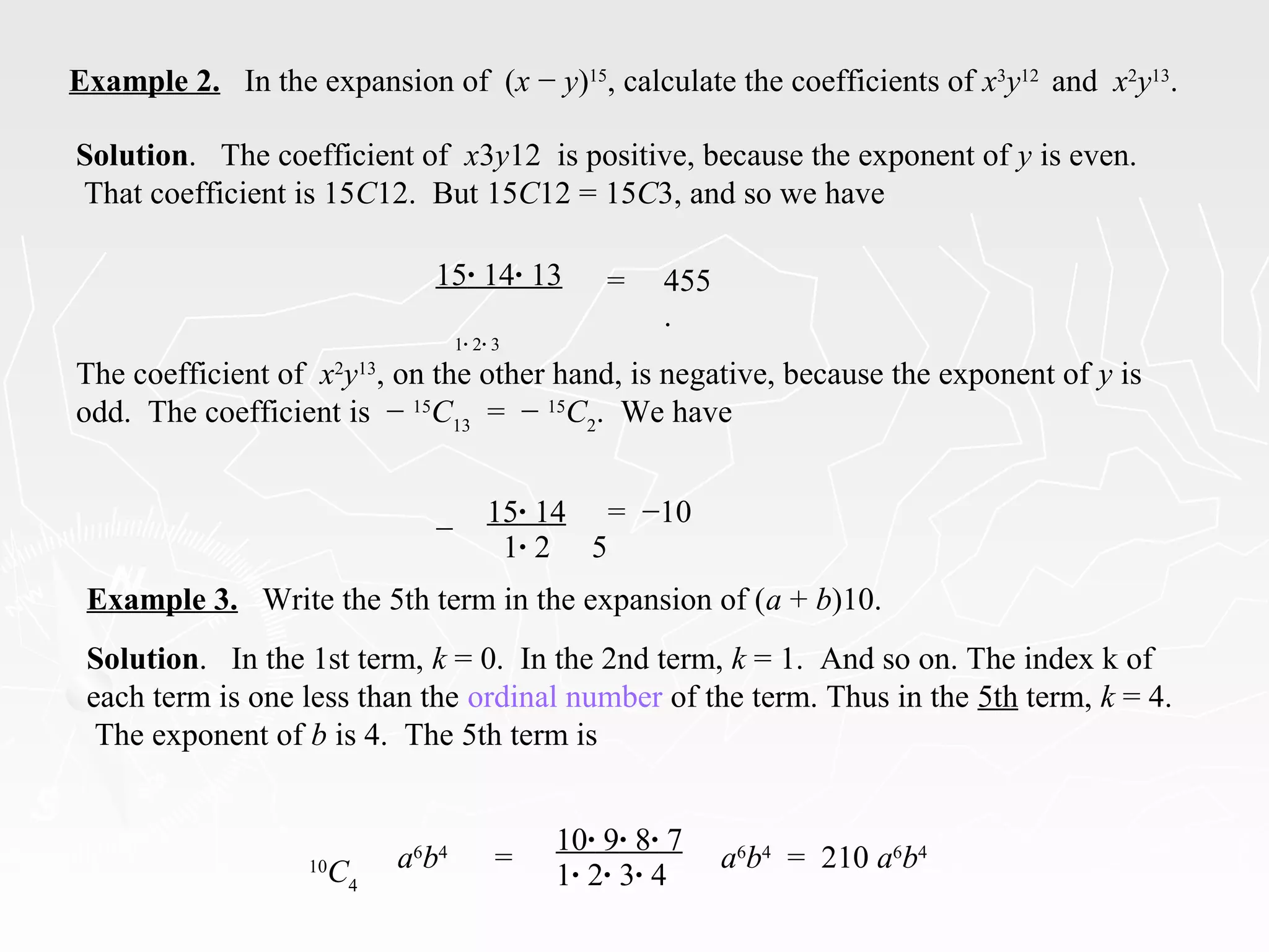 THE BINOMIAL THEOREM | PPT