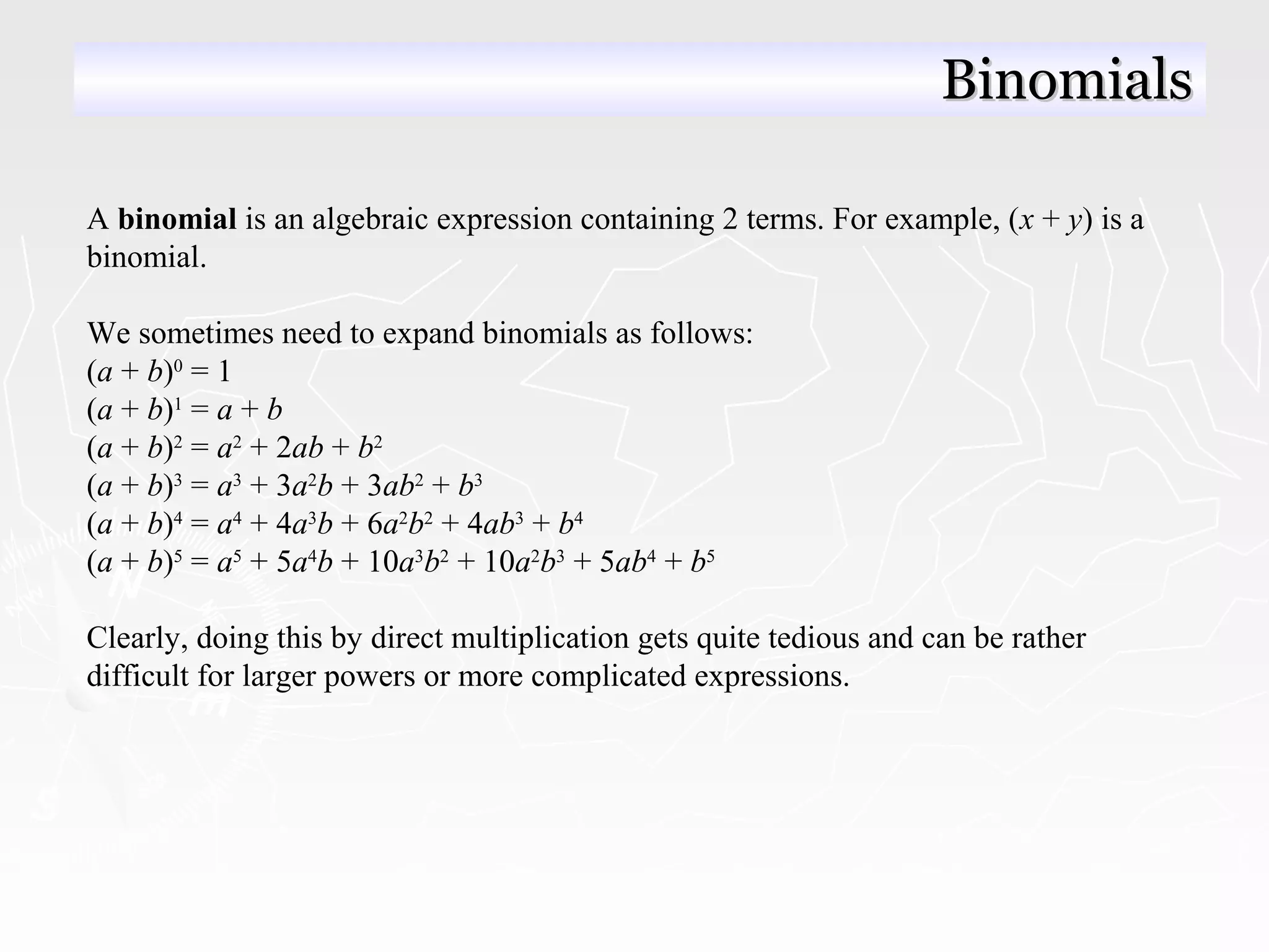 THE BINOMIAL THEOREM | PPT